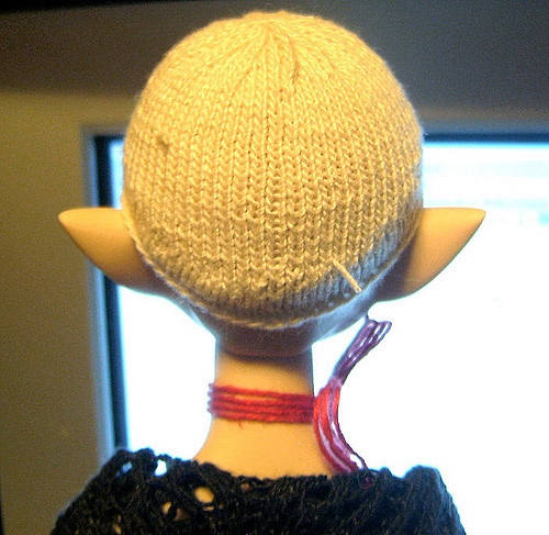 Ravelry: Basic Knit Doll Wig Cap pattern by Lynn A. Davis