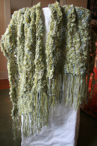 Ravelry: Passion Flower Wrap pattern by Karen Clark