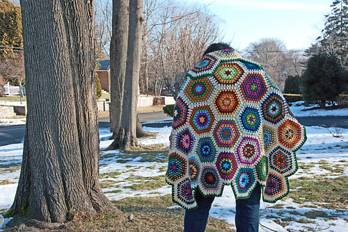 Ravelry: Ruby Hexagon Blanket pattern by Nova Seals
