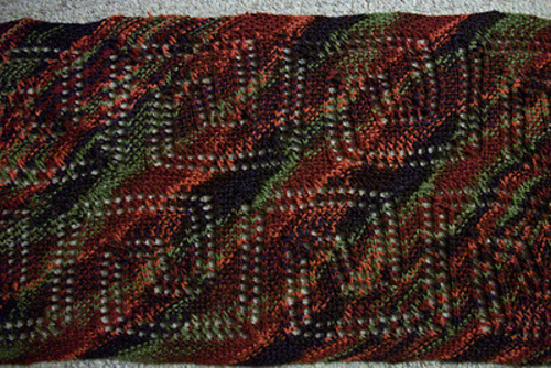 Ravelry: Greek Key Lace Scarf pattern by Jay Petersen