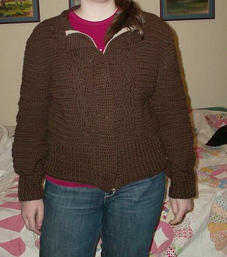 Ravelry: Curried Cable Jacket pattern by Pricila Gomes