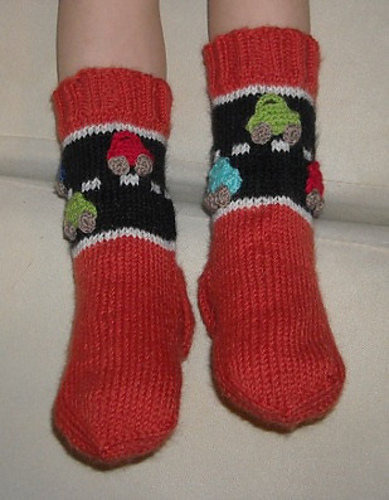 Ravelry: Socks with Cars pattern by Iya Kryukova