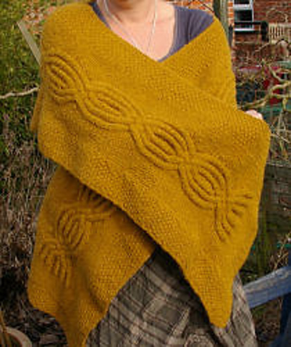 Ravelry: Chunky Highland Wool Wrap pattern by Eileen Casey