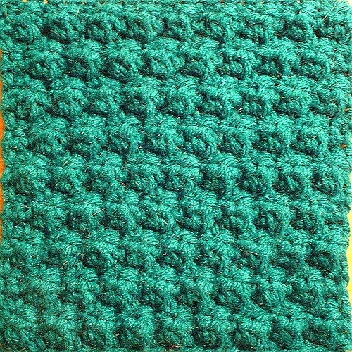 Ravelry: bumpy square pattern by PurpleIguana
