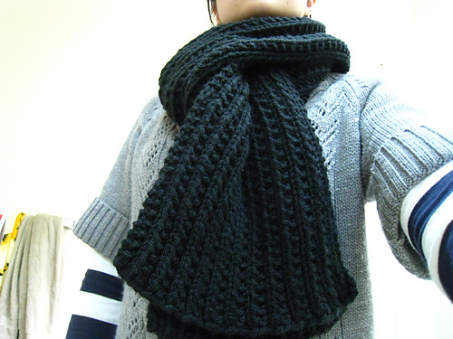 Ravelry: Easiest Farrow Rib Scarf pattern by Diana Troldahl