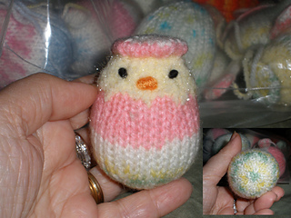 Ravelry: Easter Eggy Peeps pattern by theknittycat / Shar