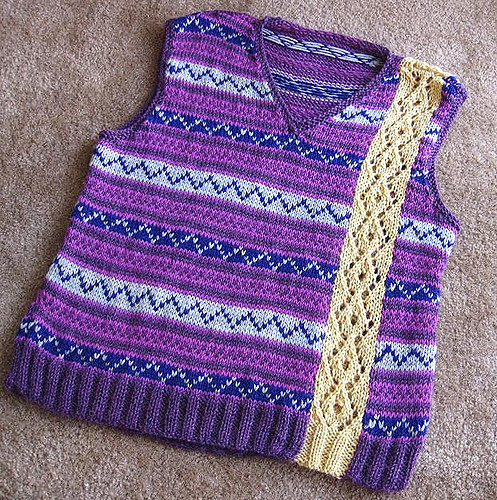 Ravelry: #23 Fair Isle Vest pattern by Louisa Harding