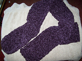 Ravelry: Lacy Chenille Scarf pattern by Crochet Kitten