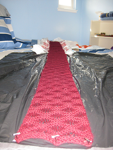 The difference blocking makes!! : knitting