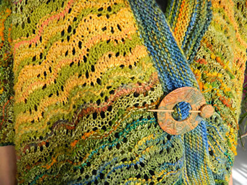 Ravelry: LEAF LIGHTS SPRING KIMONO pattern by Jane Thornley