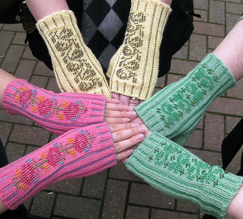 Ravelry: Fretwork Beaded Mittens pattern by Lynette Meek