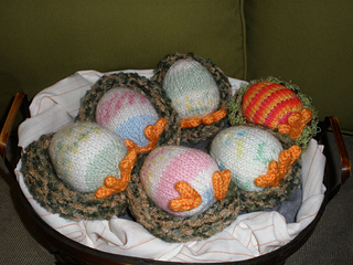 Ravelry: Easter Eggy Peeps pattern by theknittycat / Shar