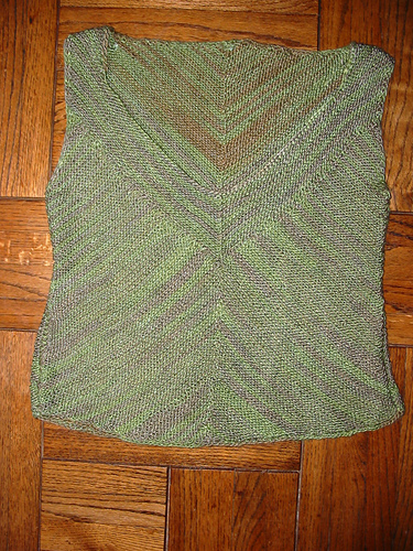 Ravelry: P90 Diagonal Triangle Tank/Tee pattern by Iris Schreier