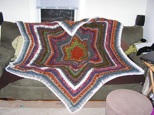 Ravelry: 6 point star afghan pattern by Amy Maxwell
