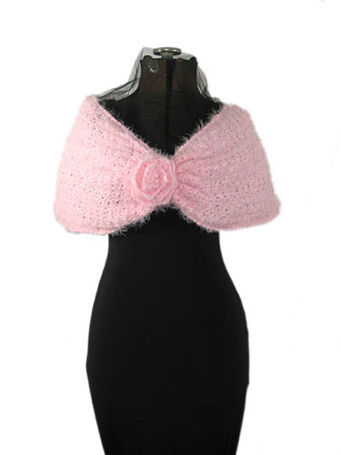 Ravelry: Demure Flower Capelet pattern by Stephanie Ryan