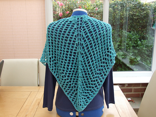 Ravelry: Holey Moley Summer Cotton Shawl pattern by Lynne Ashton