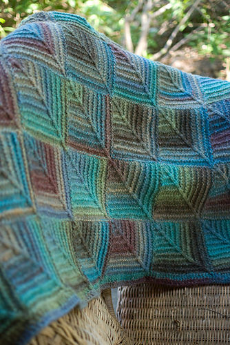 Ravelry: 1063 Mitered Square Afghan pattern by Plymouth Yarn Design Studio