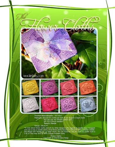 Ravelry: Flower Cloths pattern by Kris Knits