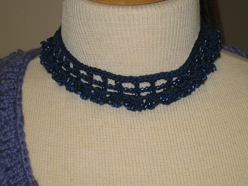 Ravelry: Isadora Beaded Choker pattern by Robyn (Krause) Schoessow