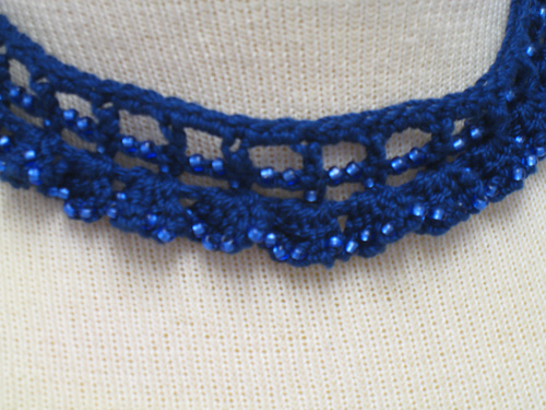 Ravelry: Isadora Beaded Choker pattern by Robyn (Krause) Schoessow