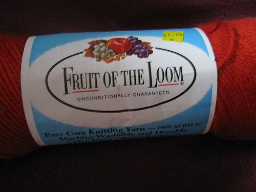 Ravelry: Fruit of the Loom Acrylic