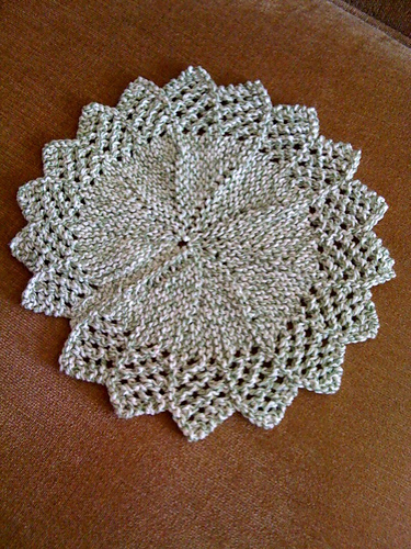 Ravelry: Lacy Round Cloth pattern by Rhonda White