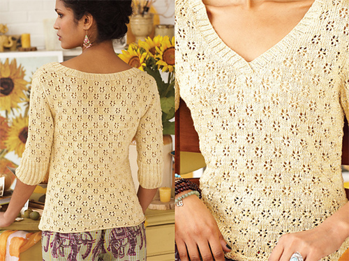 Ravelry: #20 Lace Pullover pattern by Joan Forgione