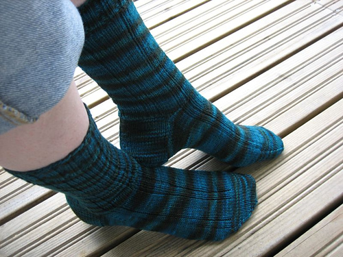 Ravelry: Madder Ribbed Sock pattern by Nancy Bush