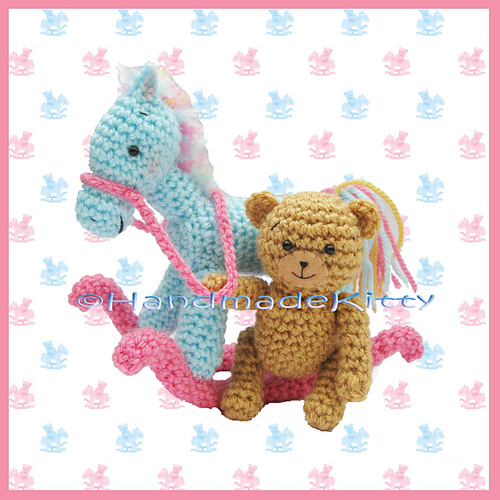 Ravelry: Bear on a Rocking Horse pattern by Jenny Lloyd