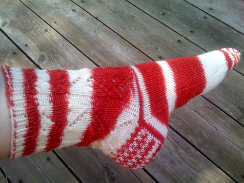 Ravelry: Peppermint Stick Socks pattern by Shelby Dyas