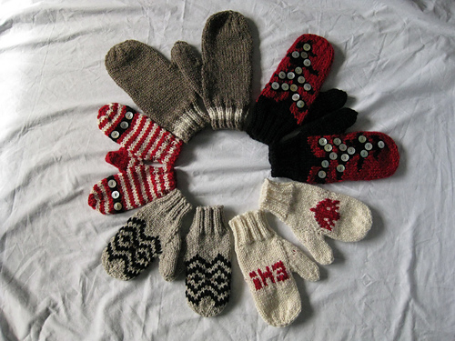 Ravelry: Multitude of Mittens with Bonus Cap Pattern pattern by Lynette ...