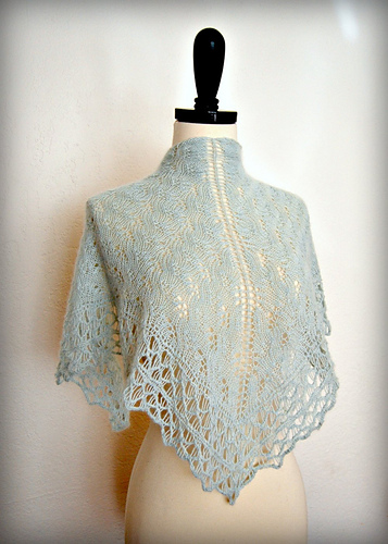 Ravelry: Jade Cashmere One Skein Shawl pattern by Michelle Miller