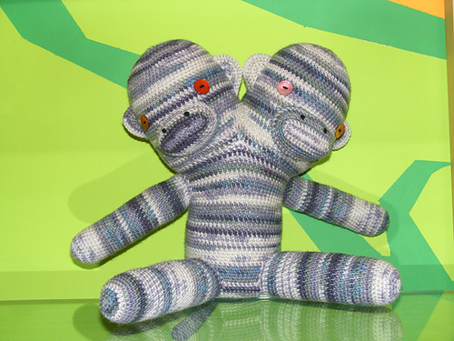 Ravelry: Romulus and Remus: A Two-Headed Amigurumi Monkey pattern by ...