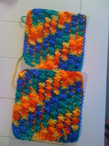 Ravelry: bumpy square pattern by PurpleIguana