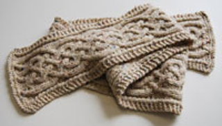 Ravelry: Saxon braid scarf pattern by Juliet Bernard