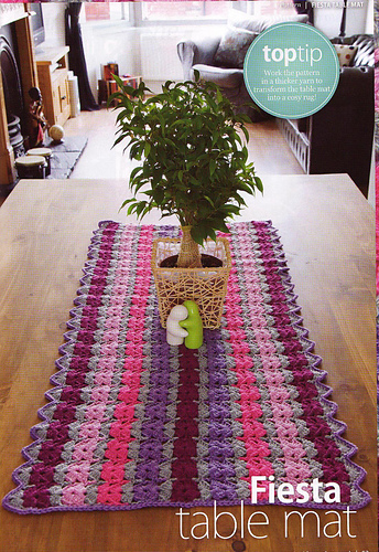 Ravelry: Fiesta Table Mat pattern by Linda Permann
