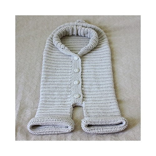 Ravelry: Knit-look Baby Bunting pattern by Mon Petit Violon