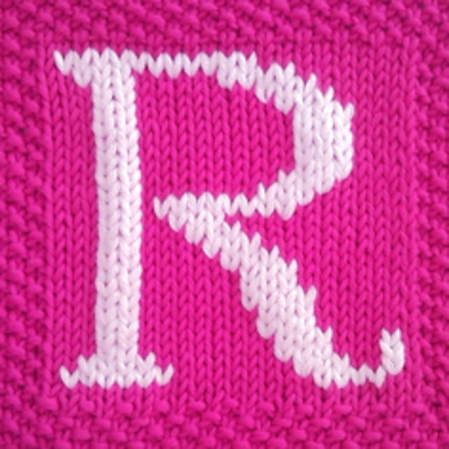 Ravelry: Capital 'R' pattern by Fiona Kelly