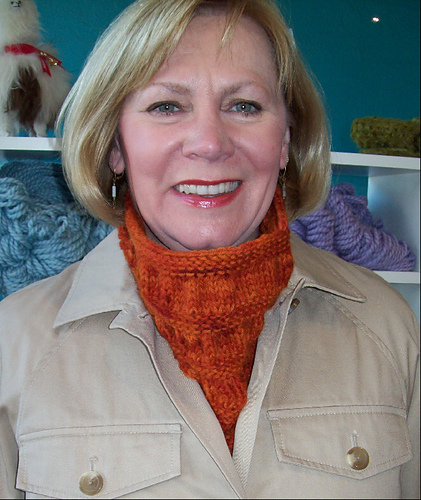 Ravelry: Draft Dodger Funnel Cowl pattern by KellyK Knits