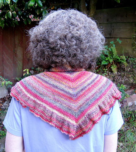 Ravelry: Simple Ruffled Shawlette pattern by Karalee Harding