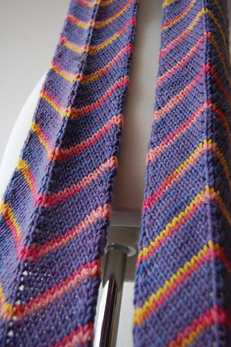 Ravelry: Easy Arrow Scarf pattern by Michelle Miller