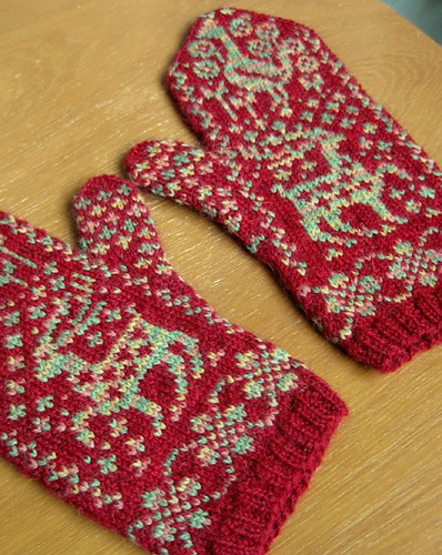 Ravelry: 35 x 35 mitten chart pattern by Jessica Tromp