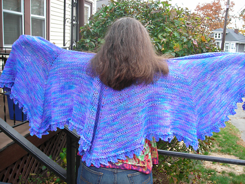 Ravelry: On the Square Shawl (AC-011) pattern by Lisa Carnahan