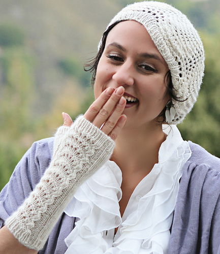 Ravelry: Lacey Gauntlets pattern by Jennifer Hansen