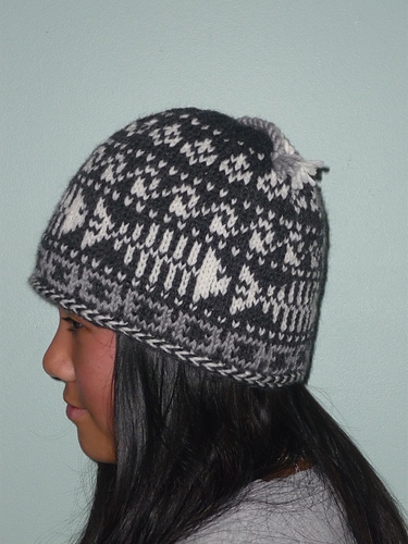 Ravelry: Fishbones Skull Cap pattern by Lisa McFetridge