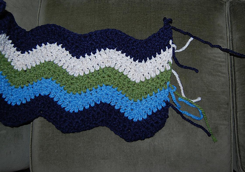 Ravelry: Shaded Ripple / Smoky Mountain Afghan pattern by Lion Brand Yarn