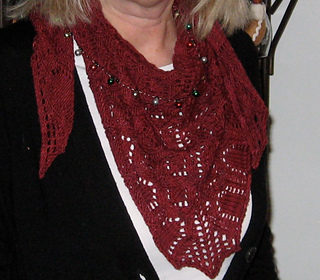 Ravelry: Stitchmistress' Holiday "True Blood Red" Scarf