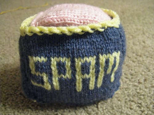 Ravelry: Knitted SPAM pattern by Len Woodman