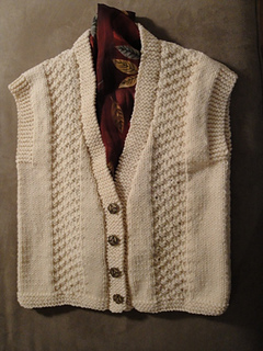 Ravelry: 11. Aran Vest pattern by Susan Bates