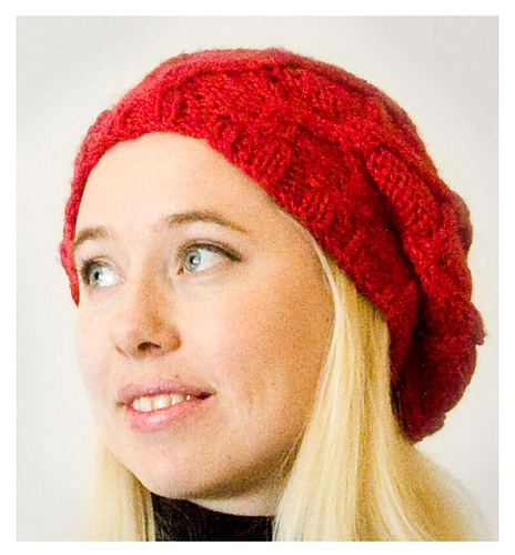 Ravelry: Diamond Slouchy Beret pattern by Julie Grantz LeFrancois
